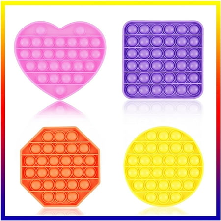 IGUOHAO 4 Packs Pop Poop Fidget Toy, Sensory Anxiety Stress Relief ...