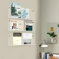 Miumaeov 3 Tier Acrylic Brochure Holder Wall Mount Flyer Literature ...
