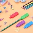 4Pcs 4 Colors Pencil Caps Rectangle Building Block Rectangle 65.5x19 ...
