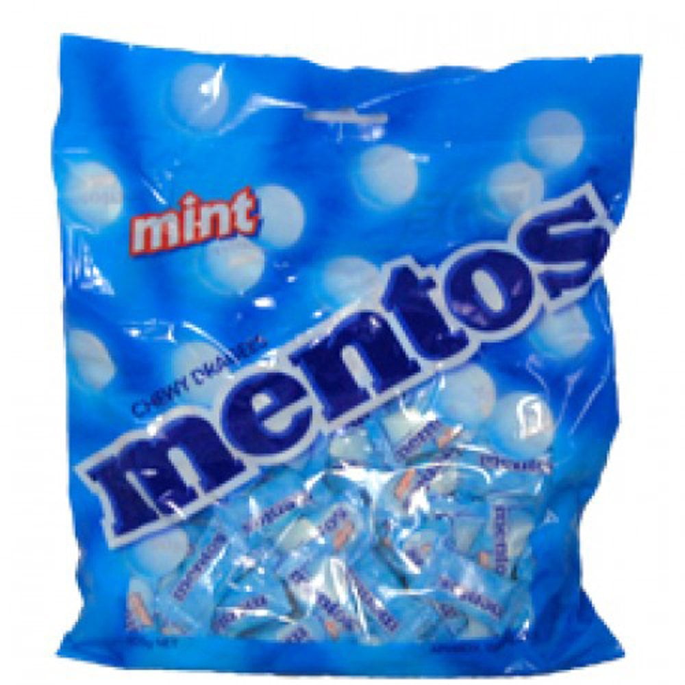 Mentos Mint 150 Single Serve Pillow Packs 405g 14.3oz Large Bag ...