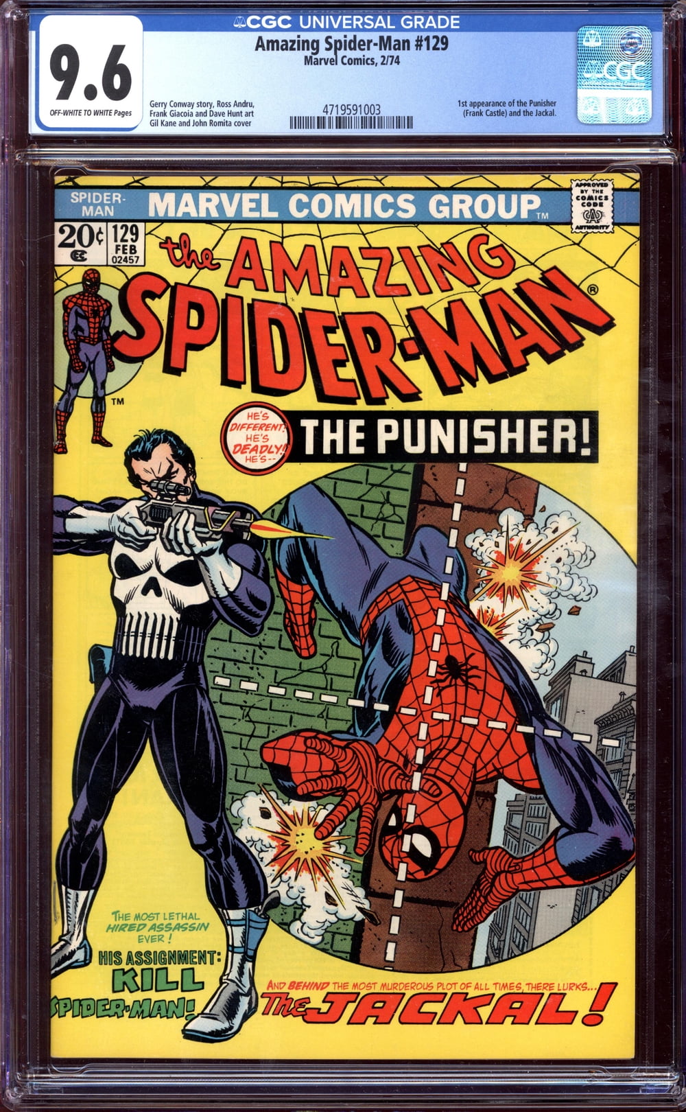 Amazing Spider-Man #129 - CGC 9.6 Comic Book - Walmart.com