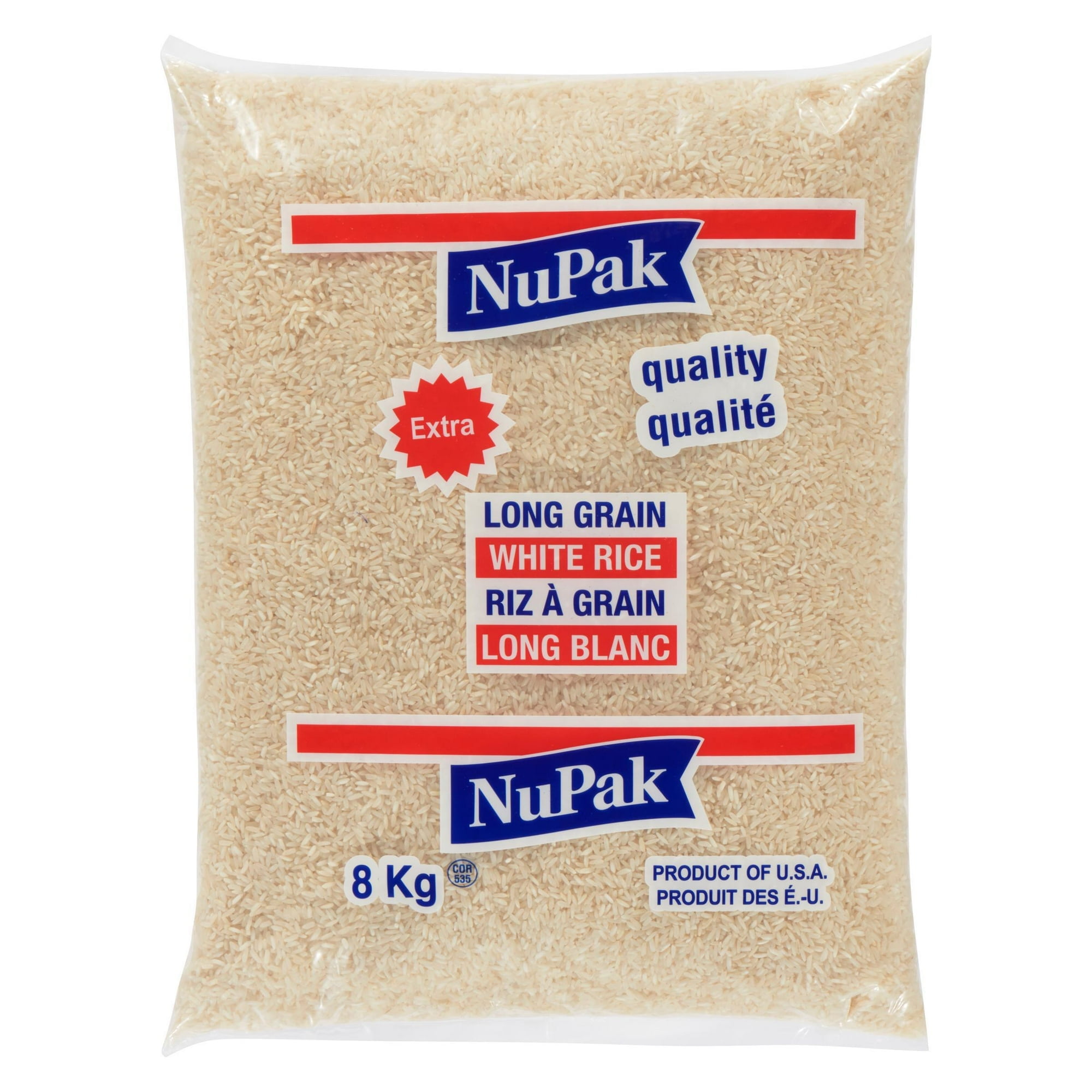 Click here for Nupak Extra Long Grain White Rice 8 Kg prices