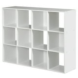 ZENSTYLE Wooden 12 Cubic Unit Cubby Shelf Organizer Bookshelf Display ...