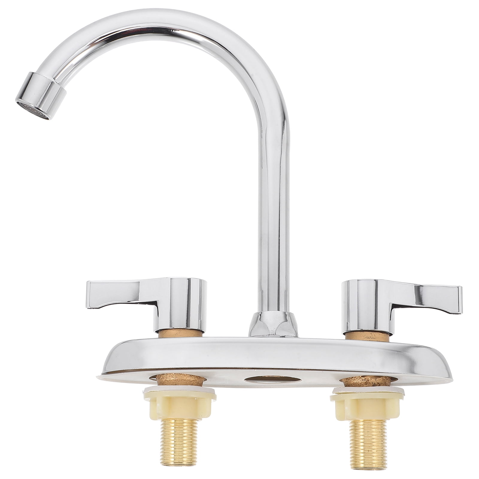 Click here for Kakowely Silver Metal Kitchen Faucet With Hot And... prices