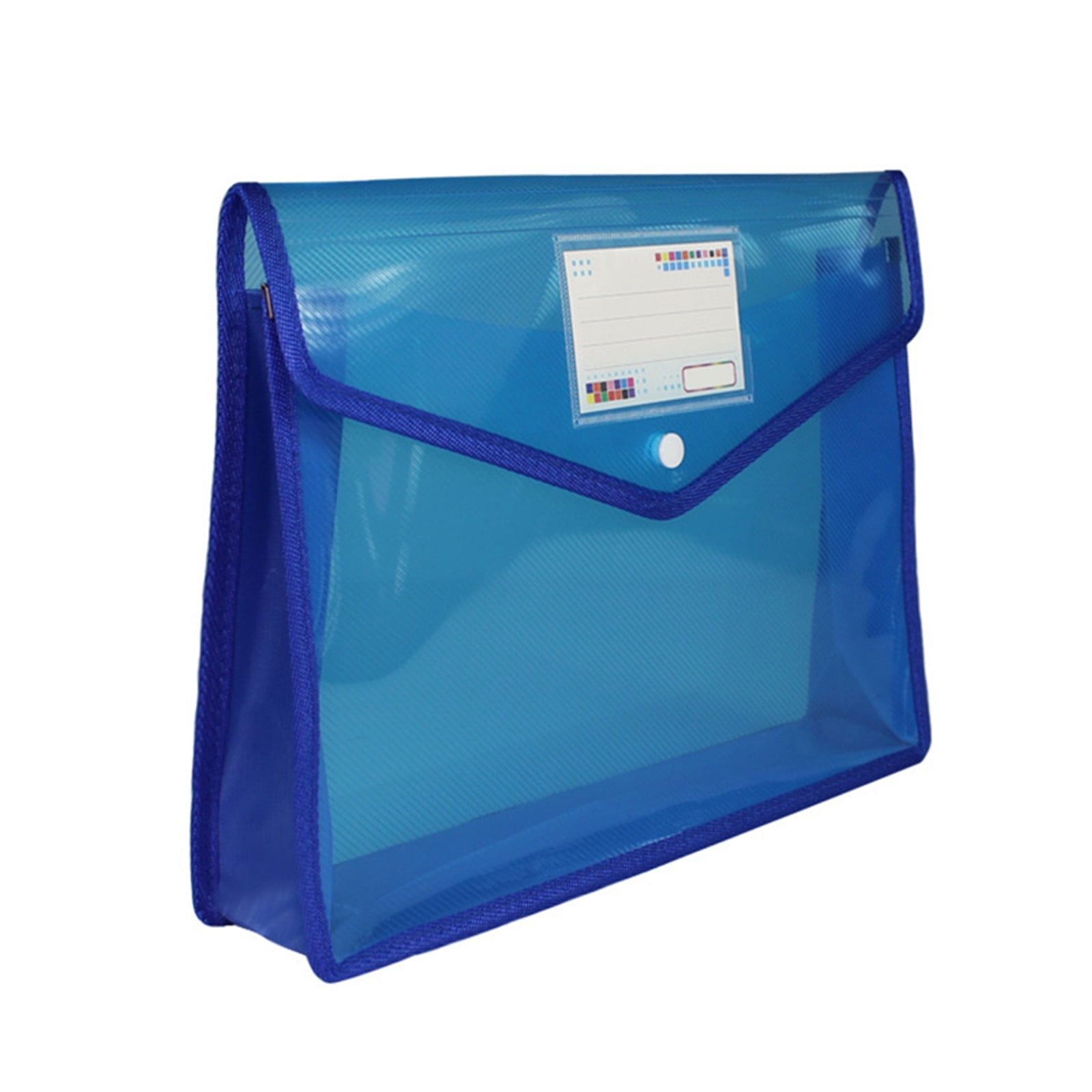 Eco Friendly Plastic File Folders Expandable Envelope Folder With Snap
