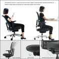Cubespace Ergonomic Desk Chair, Executive Office Chair with Adjustable ...