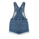 Wonder Nation Baby and Toddler Girl Knit Denim Shortall, 12 Months-5T - Walmart.com