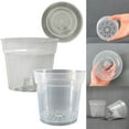 Plant Pots Growth Technology Clear Orchid Pots And Saucers - Superior ...