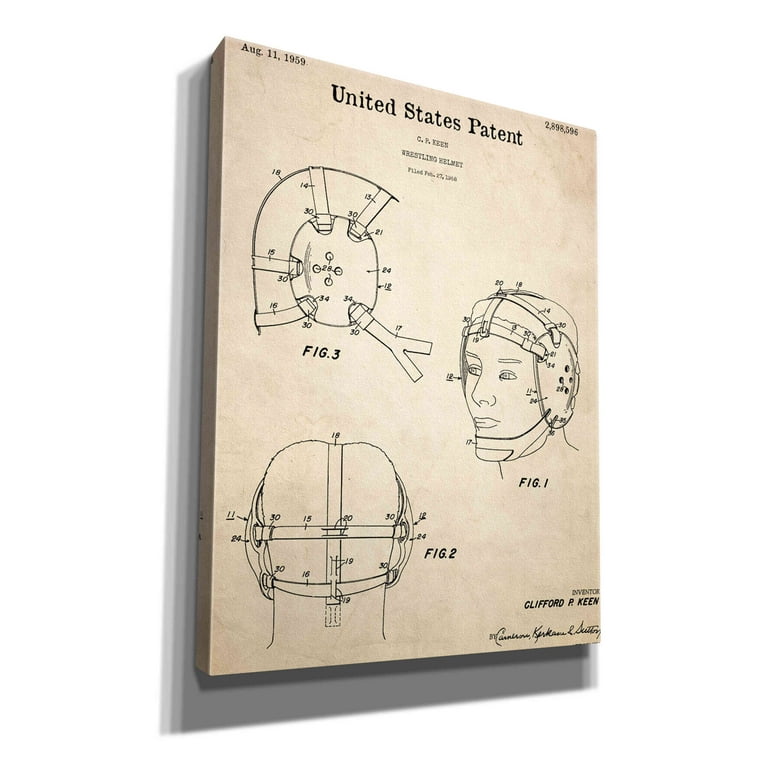 Wrestling Headgear Drawing