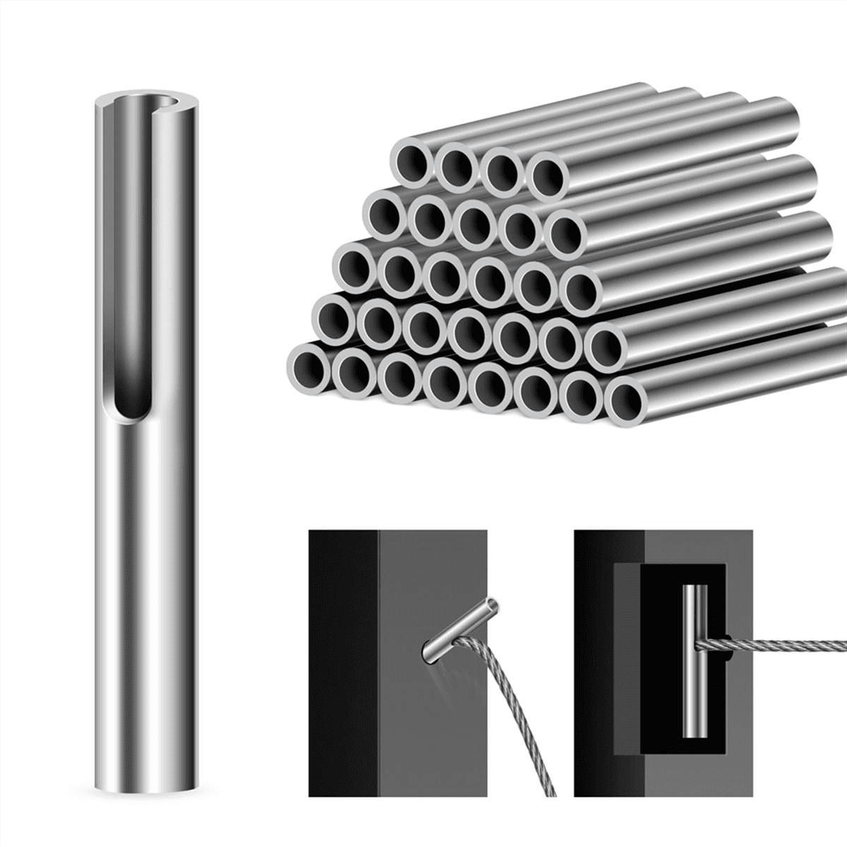 Click here for Unbranded 1/8 Inch Invisible Cable Railing Termina... prices