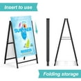 Sandwich Board Signs Outdoor A-Frame Sign Holder 24x36 inches, Black ...