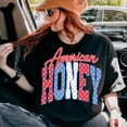 CLOTEX American Honey Retro Patriotic USA Shirt Design, Trendy ...
