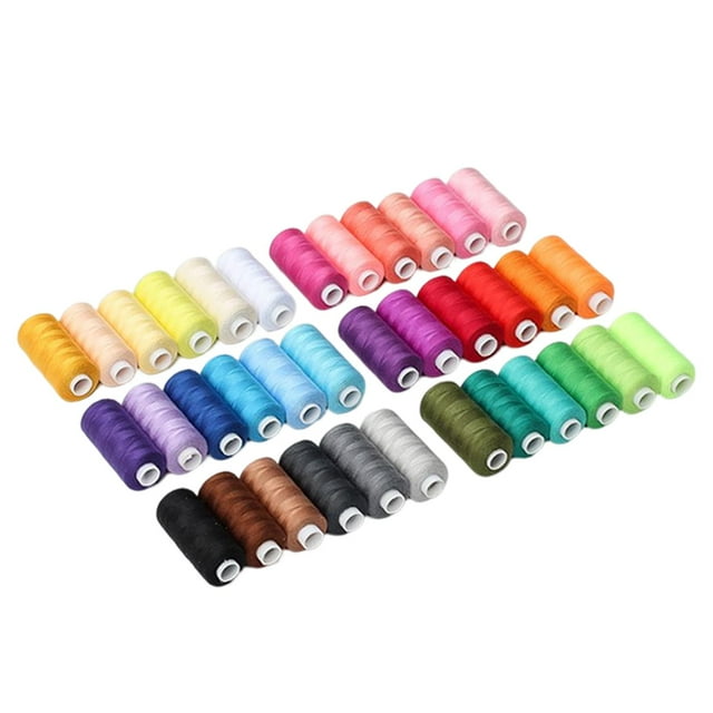 36x Sewing Threads Threads 400 Yards Per Spool Crafts Supplies Assorted ...