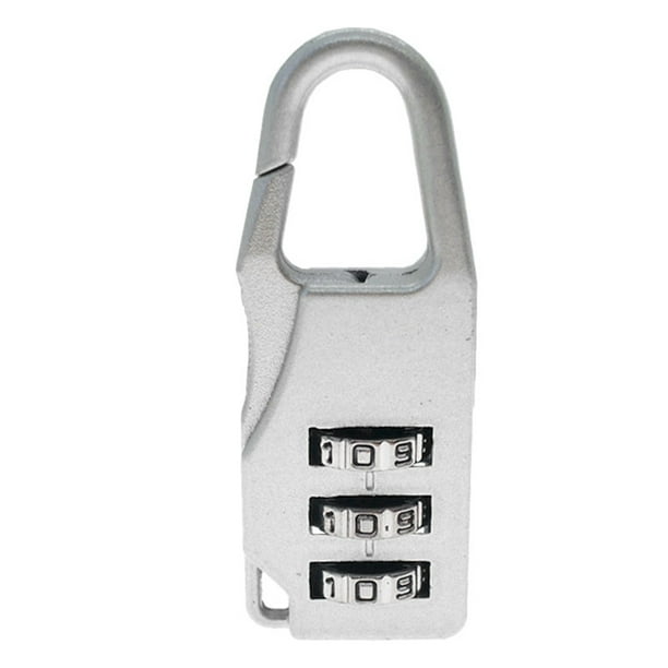 Combination Lock,Padlock 3 Digit Pad Padlock Closet Lock Next-Gen ...