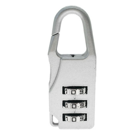 ANGGREK Pad Lock,Codes Lock, 3 Digit Pad Combination Lock Mini Zinc ...