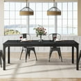 Tribesigns 78'' Dining Table for 6-8 Person, Suitable for Living/Dining ...