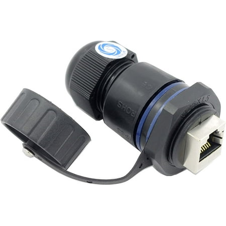 Ip68 M25 Waterproof Rj45 Coupler, Female to Female, Shielded, Field ...