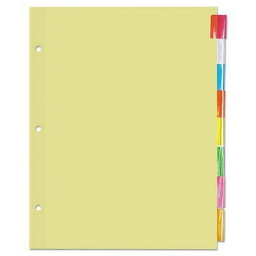 Avery Insertable Tabs, Printable Inserts, 1" Assorted Colors, 25 Tabs ...