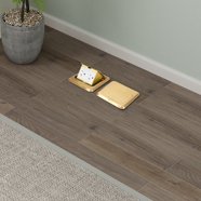 Brass Plated Concealed Receptacle Floor Box Kit - Walmart.com