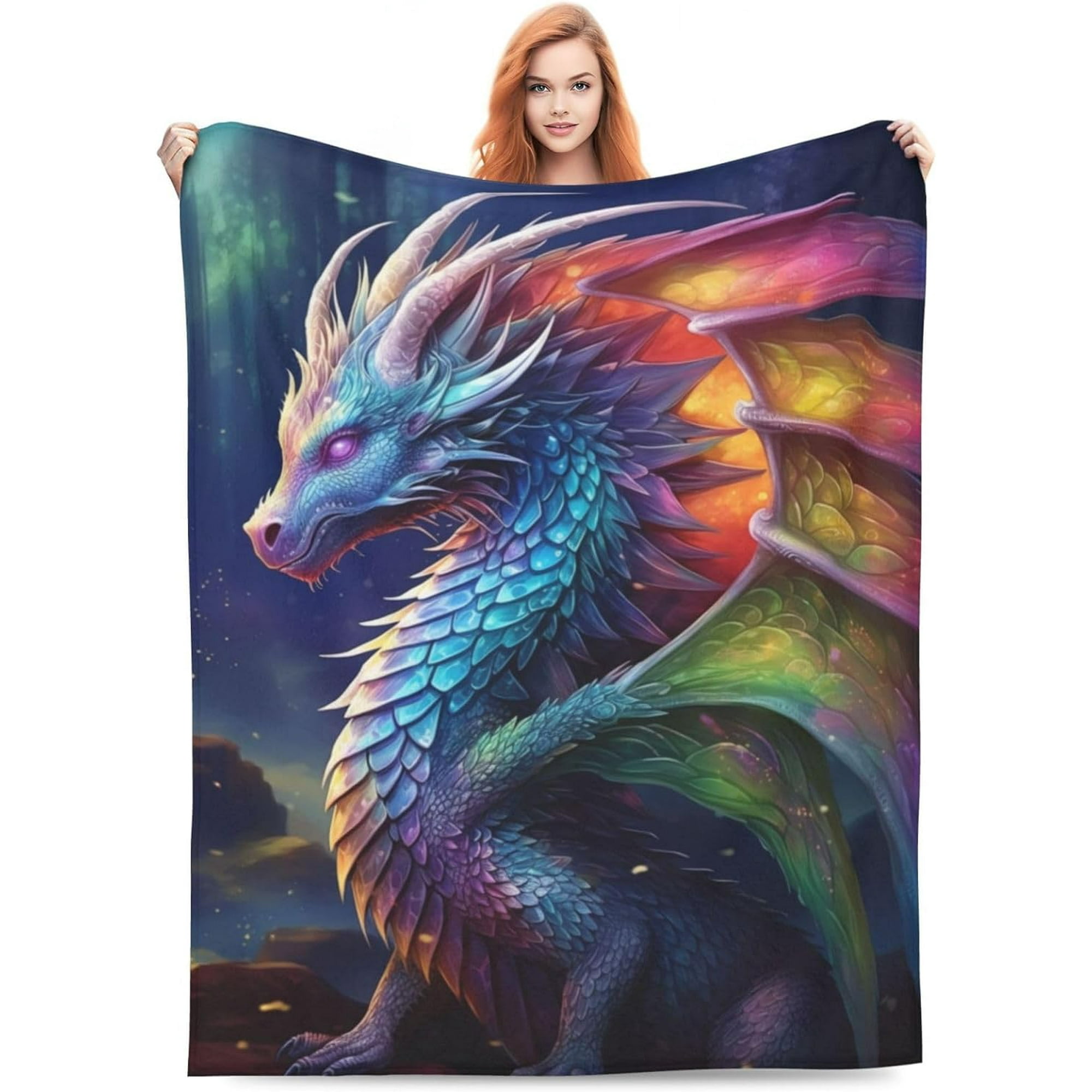 Click here for Goodthings Colorful Fairy Dragon Blanket Gifts For... prices