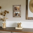 Afuly Rustic 5x7 Double Picture Frames, Distressed with Real Glass ...