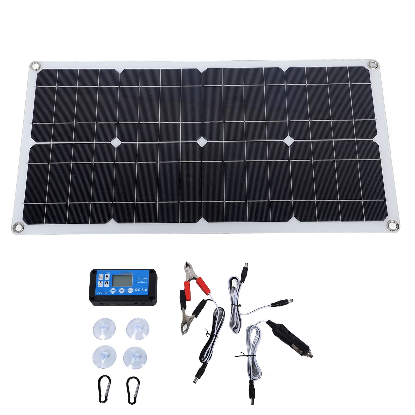 Kit de panel solar Zhang Ming de 100W IP67 a prueba de agua 12V 24V 20A ...
