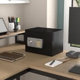 Safety Box, 1.0 Cu Ft Stack Safe, Safe with Key and Digital Keypad ...