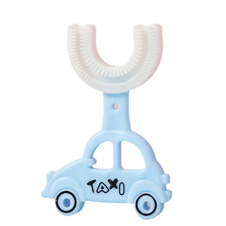 Kid U-Shaped Toothbrushes with Soft Silicone Brushes Head Manual All ...