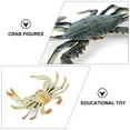 1pc Kids Artificial Crab Figures Vivid Plastic Educational Crab Model ...