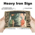 Camping Theme Metal Tin Sign Vintage Campfire Forest Retro Metal Poster ...