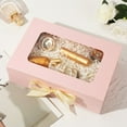 GooooodGift Pink Gift Box, 10.8x7.5x3.5 Inches, Sturdy Cardboard ...