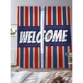 4th of July Sheer Curtains 84 Inch Length 2 Panels, Independence Day ...