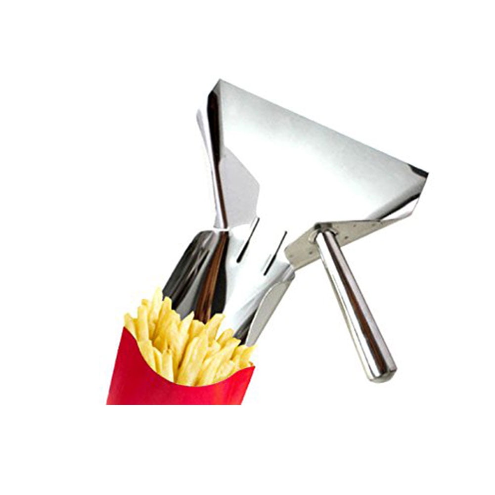 Stainless Steel French Fry Bagger, Commercial Popcorn Scoop, Potato ...