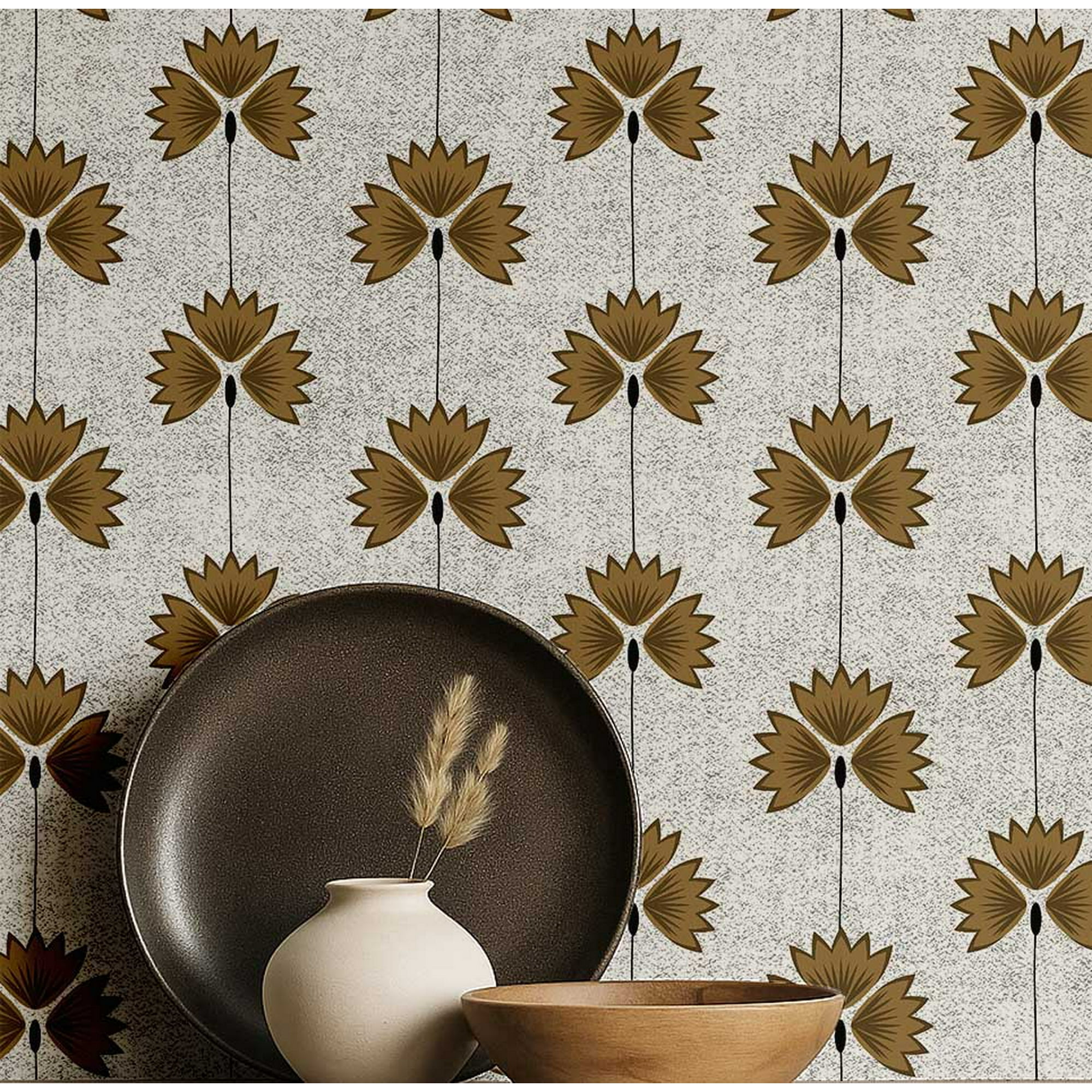 Click here for S4sassy Self-Stick Decorative Boho Wallpaper  Flor... prices