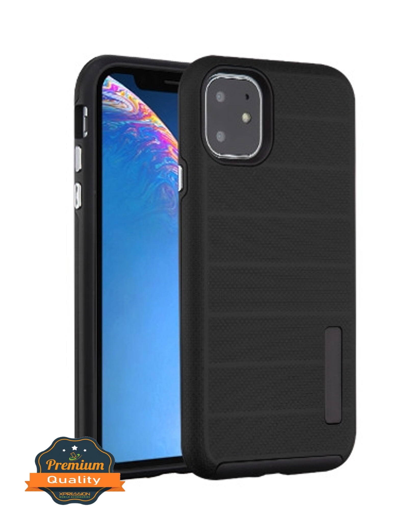 Apple iPhone 11 Phone Case [Shockproof] Drop-Protection Hard PC Soft ...