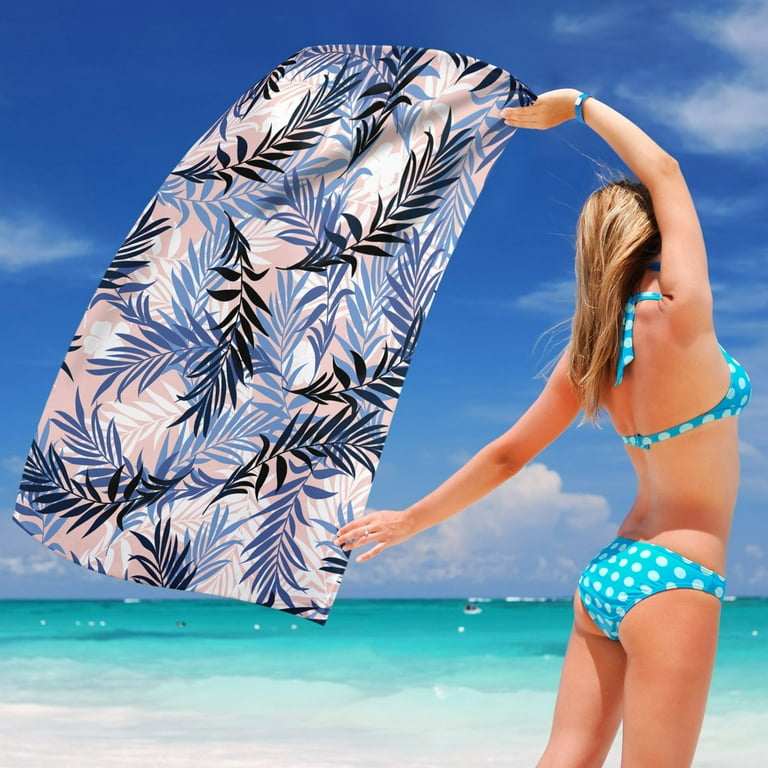 Beach Towels Clearance Under 5 LSLJS Bath Towels Beach Towel Oversized Soft Quick Dry Swimming for Travel Camping Beach Accessories Vacation Essential Gift Beach Rssentials Walmart