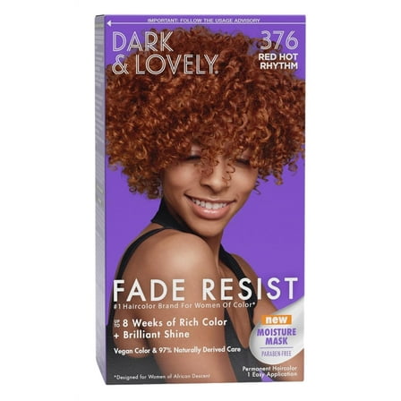 Dark and Lovely Go Intense! Hair Color No.66, Spicy Red, 1 ea (Pack of ...