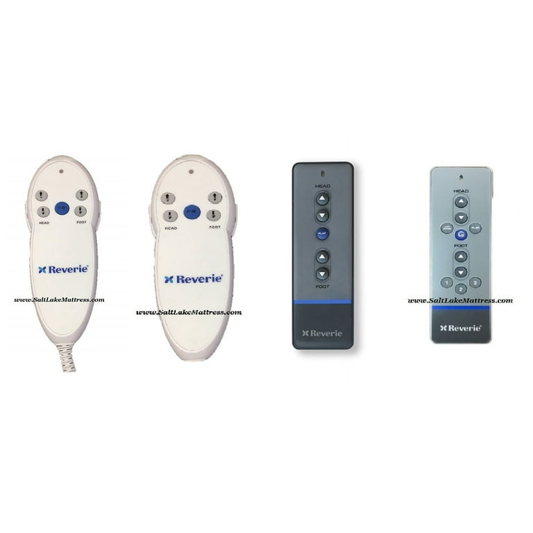 Reverie 5i 5D 7S R400 or 4M and 4M Low Pro ERC108 or RC WM 103 107 and 108 Replacement Remote for Adjustable Bed Walmart