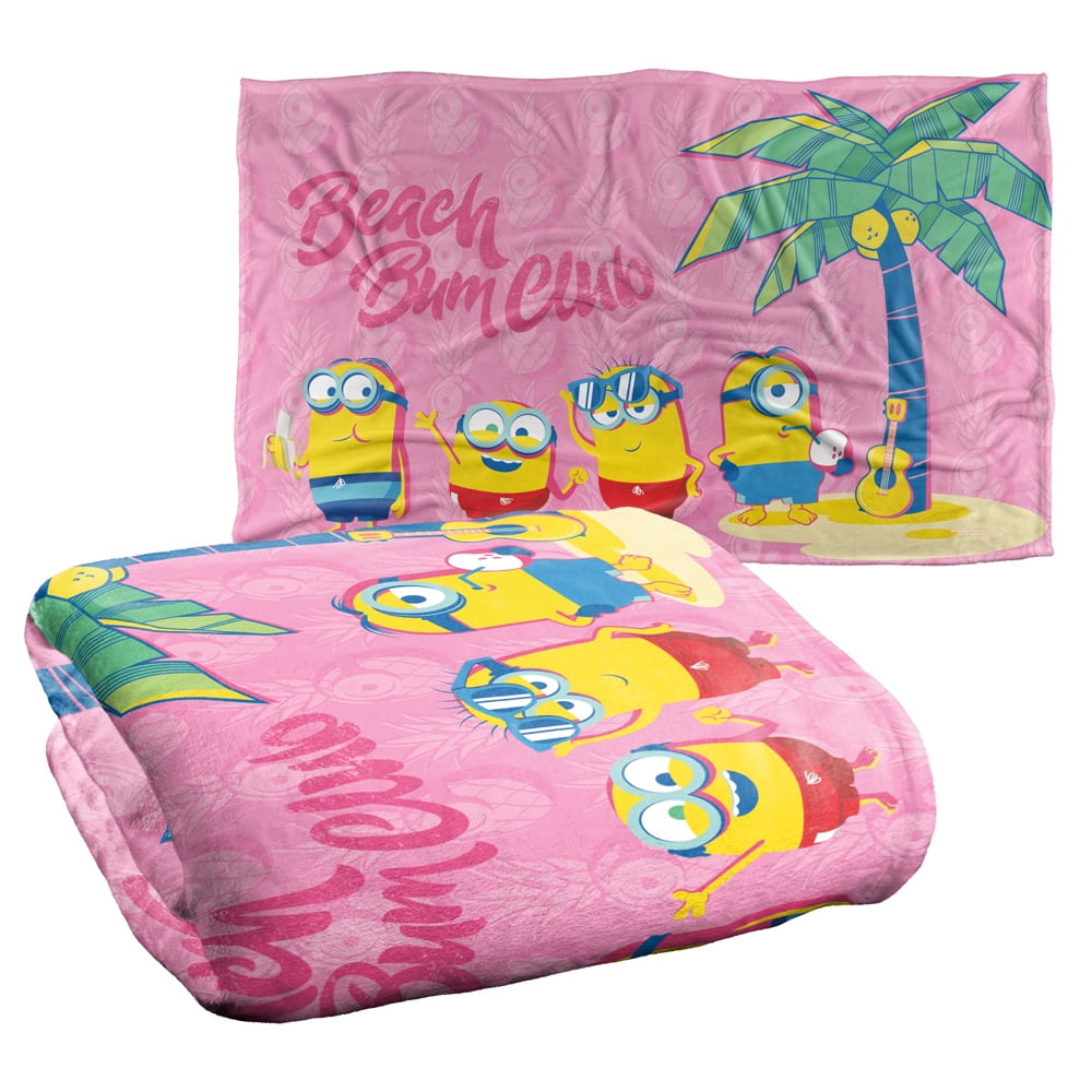 Minions Beach Bum Club Silky Touch Super Soft Throw Blanket 36' x 58' - Walmart.com