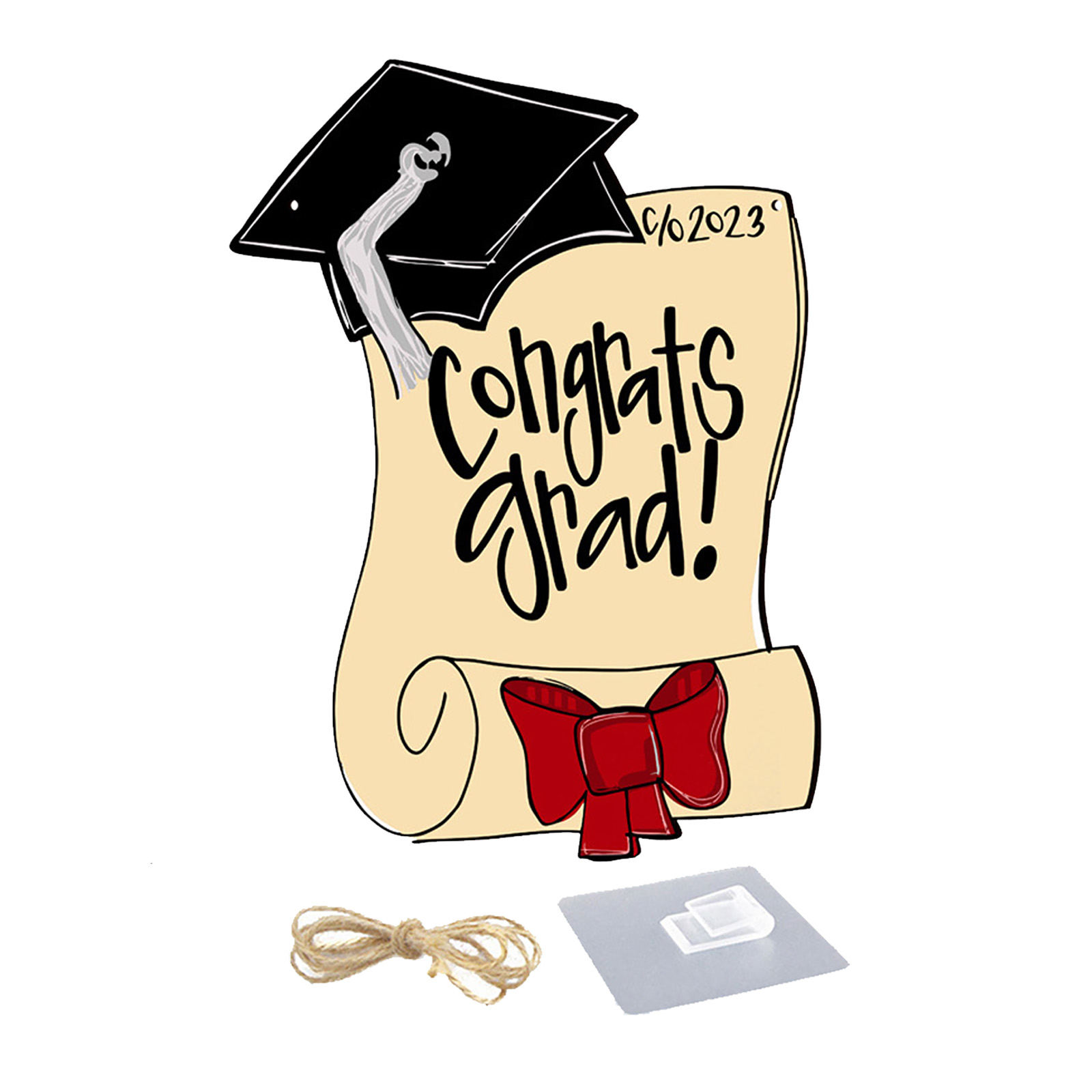 2023 Graduation Sign Wood Door HangingYard Porch Decorations For ...