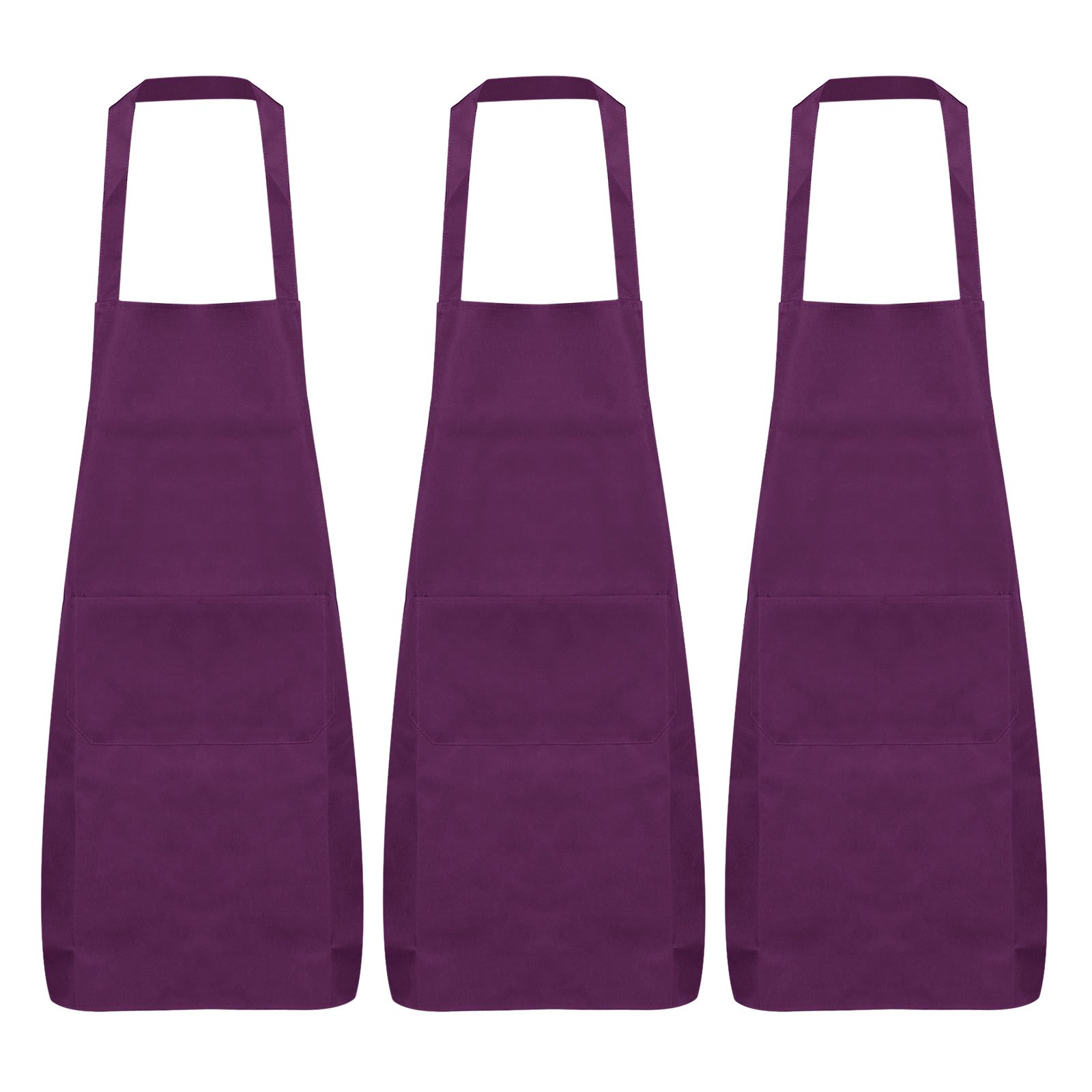 Click here for Unique Bargains 3pcs Kitchen Cooking Aprons 75x65c... prices