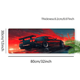 Anime Sports Car Mouse Pad 35.4 x 15.8 Inches Rubber Desk Mat with ...