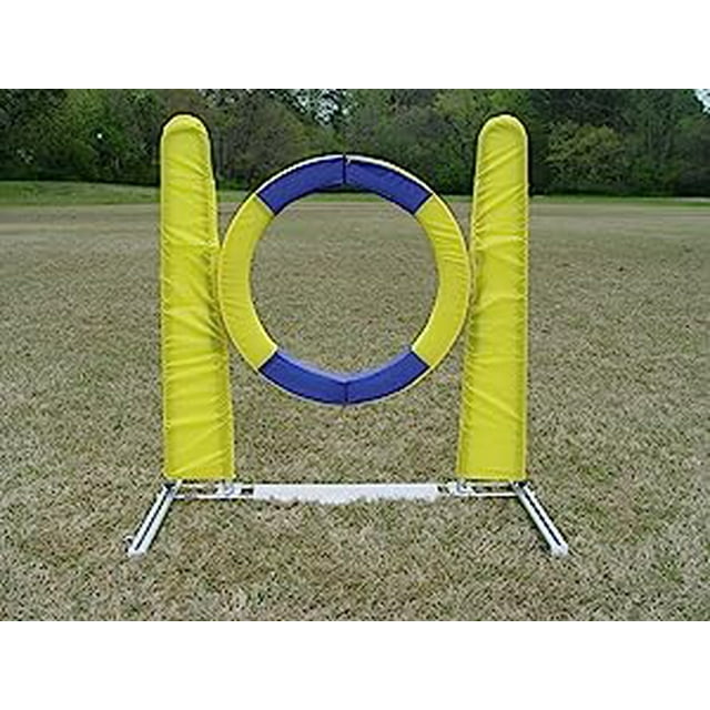 Self-Reset Dog Agility Tire Jump with non-rust aluminum alloy frame ...