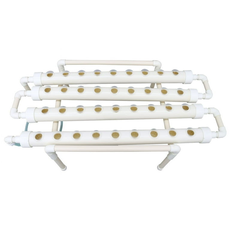 Hydroponic Grow Sponges 36-Hole Hydroponics Growing System - 4 Pipe ...