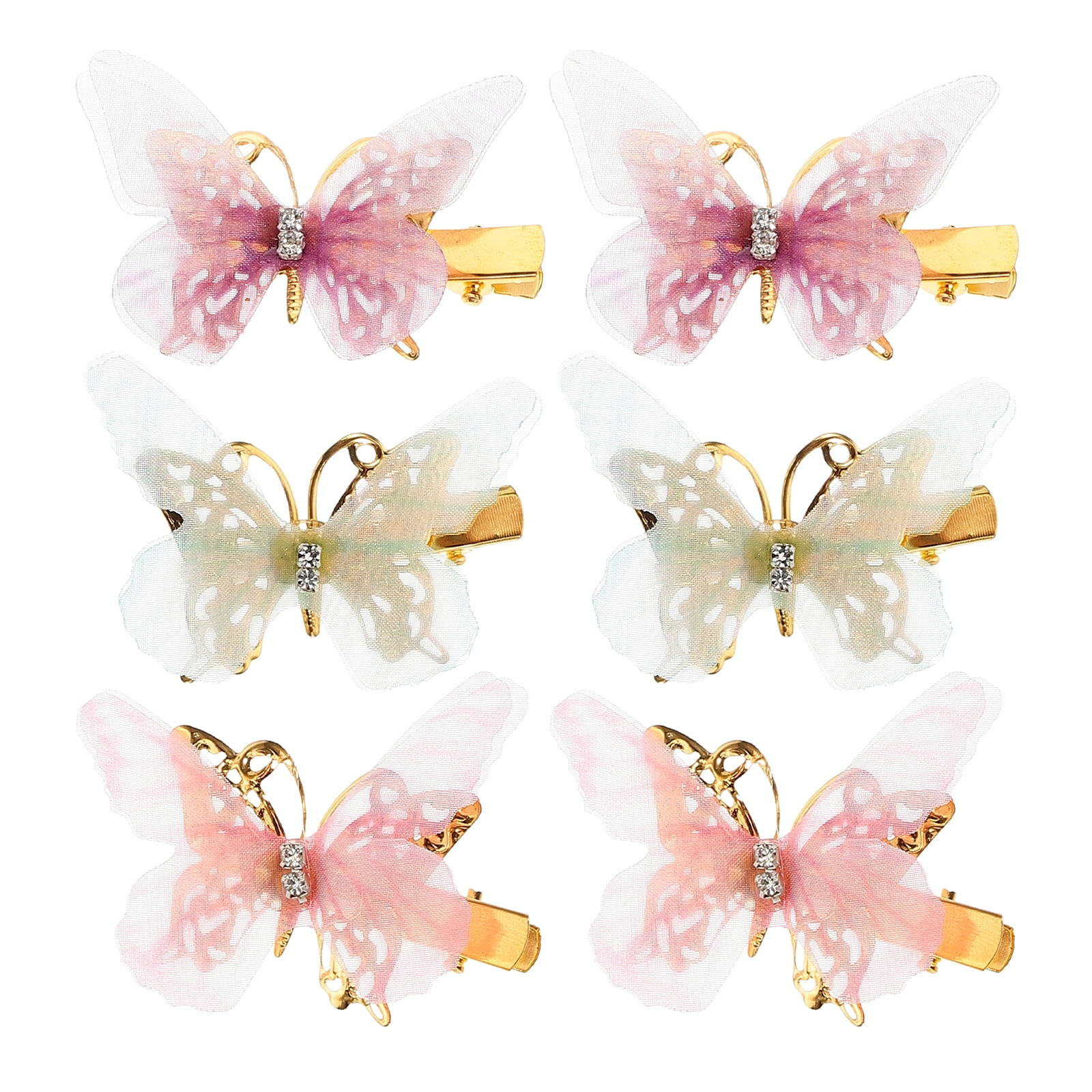 Click here for Oulii 6pcs Cute Butterfly Hair Clips For Girls Bar... prices