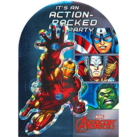 Marvel Avengers Invitations | Pack of 8| Party Supply | Walmart Canada