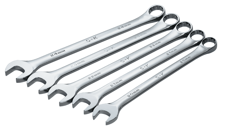 Wrench Set Combination 5 Piece Metric Long Hi Polish - Walmart.com
