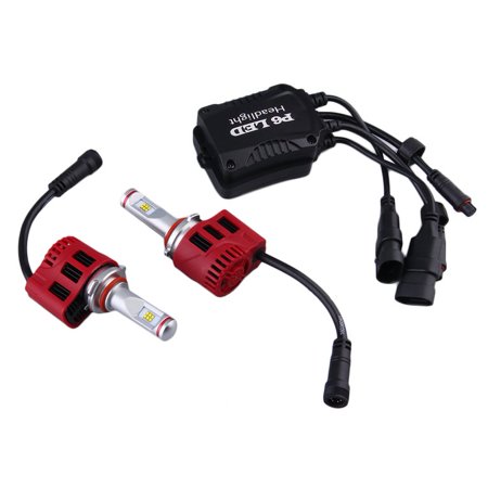 2 PCS 45W Car LED Headlight 4500LM Automobile Conversion Kit Portable ...