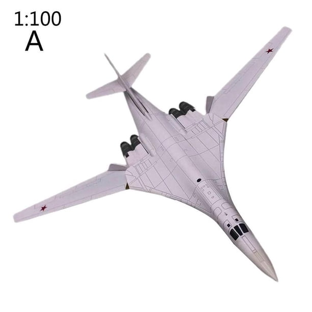 Tupolev Tu-160 Blackjack Bomber Figure 160 Craft Paper Model Airplane ...