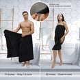 Jessy Home 8 Piece Home Collection Ultra Soft Cozy Towels 700 GSM Black ...